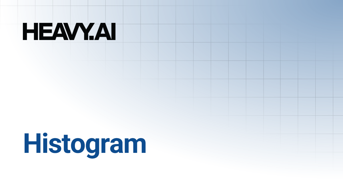 Histogram | HEAVY.AI Docs